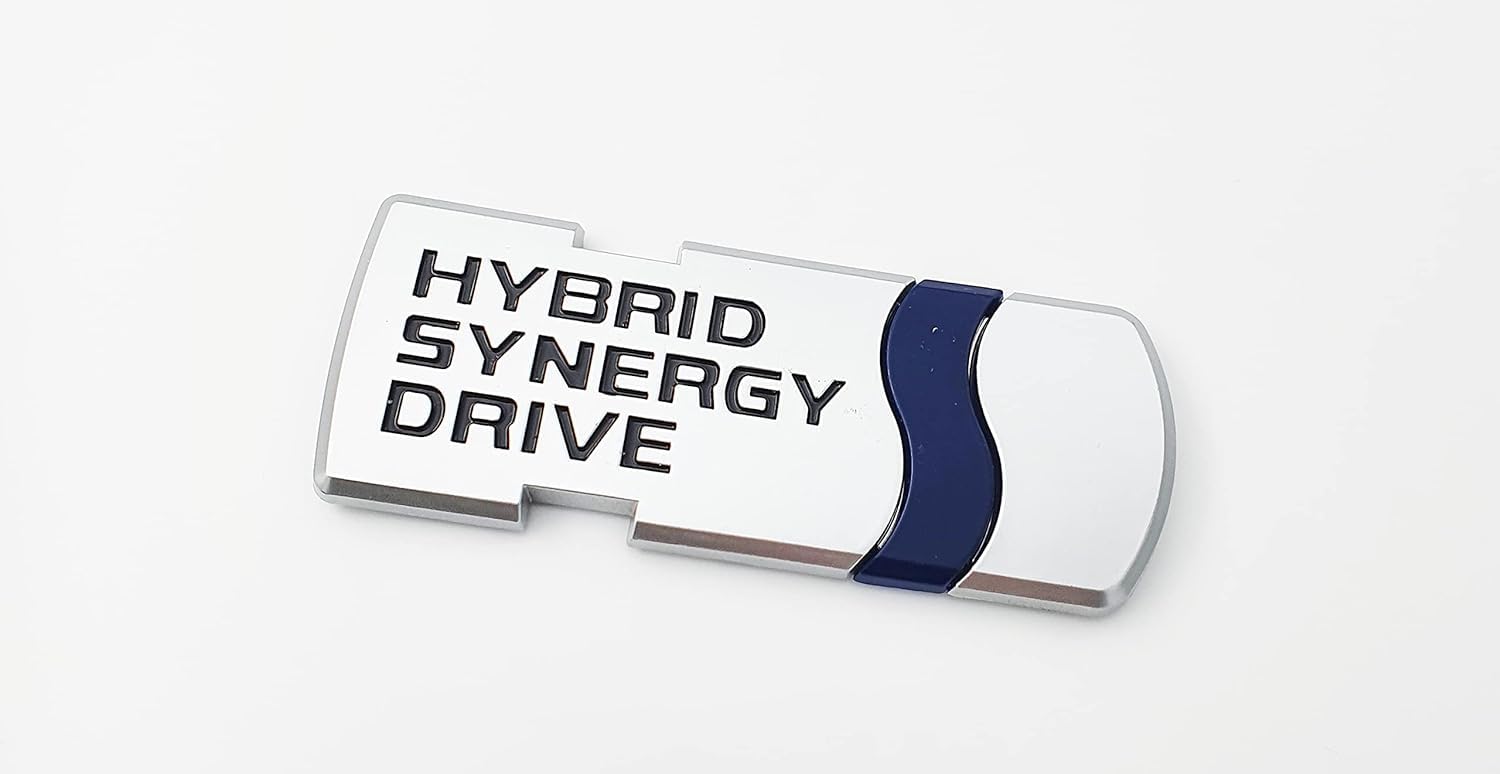 AutoBizarre 3D Raised Hybrid Synergy Drive Logo Metal Monogram Emblem ...