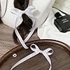 Amazon.com: Simplegoal Double Face White Satin Ribbon 1/4 Inch X 50 ...