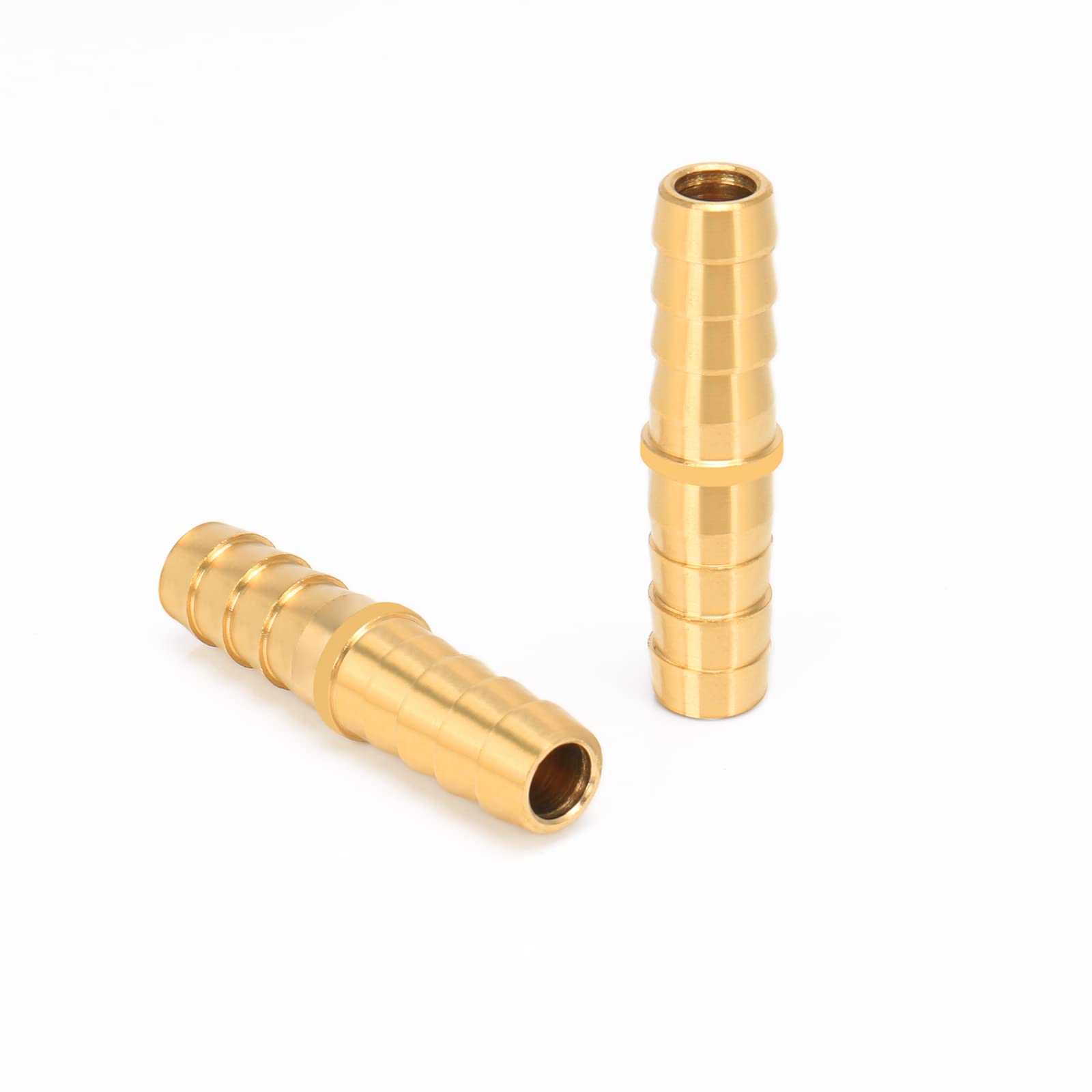 Brass Hose Barb Fitting Splicer Mender Quick Connect Threaded Pipe ...