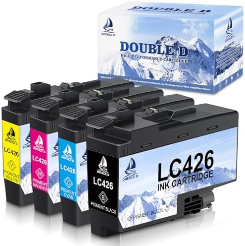 DOUBLE D LC426 Cartouche d'encre pour Brother LC426 LC426XL Compatible ...