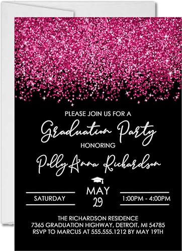 Pink Graduation Announcements Pink Graduation Party Inspo Amanda