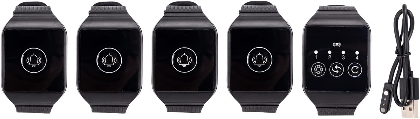 Amazon.com: Wireless Wrist Pager IPX7 Waterproof Watch Pager ...