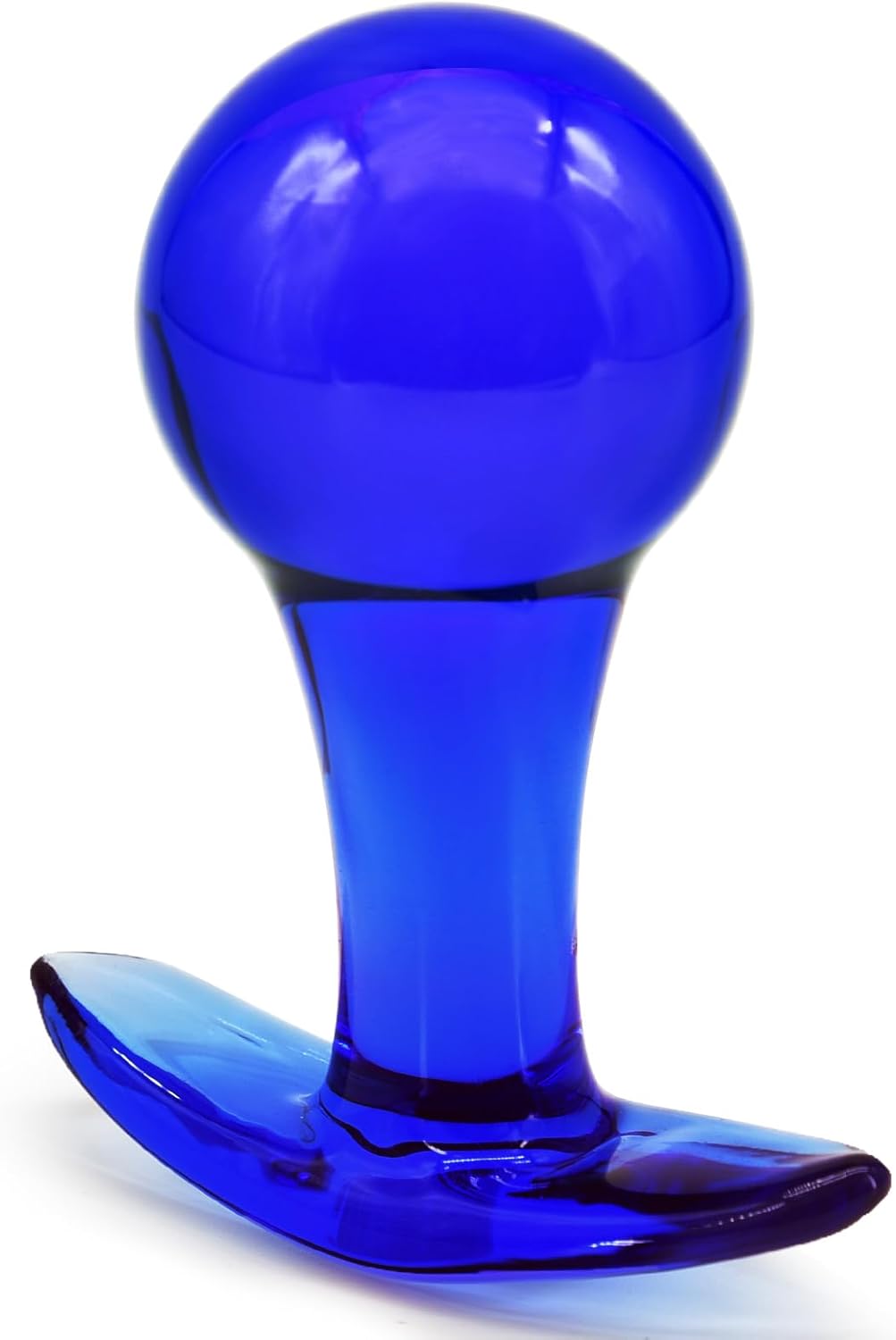 Amazon.com: MEBAULT Glass Anal Plug Butt Plug with Curved Based for ...