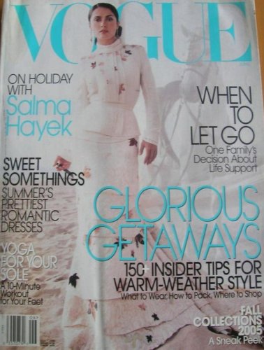 Vogue Magazine June 2005 Salma Hayek (Single Back Issue): Vogue: Amazon ...
