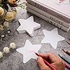 Amazon.com: MixTeach 200 Pcs White Star Cutouts 4 Inch Paper Star ...