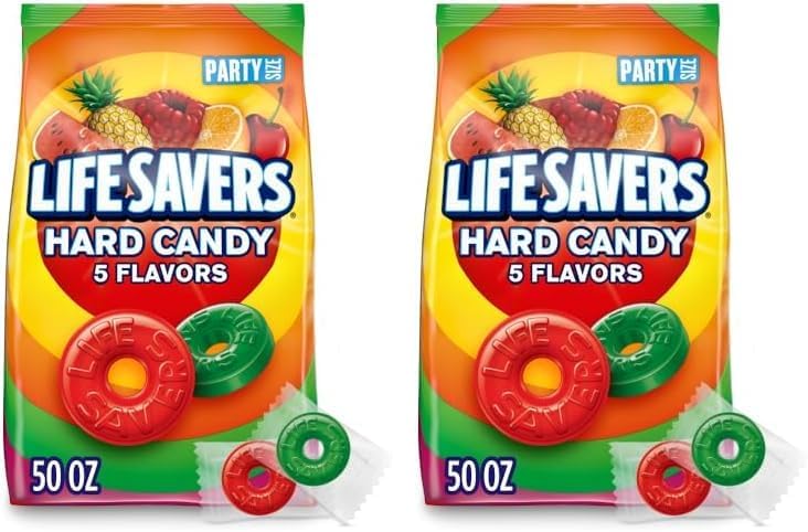 Amazon.com: LifeSavers Hard Candy, Original Five Flavors, 50 Oz Bag ...
