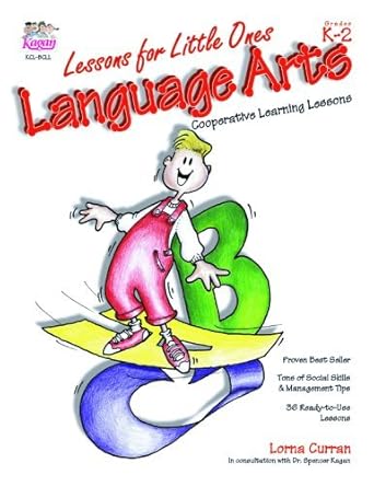 Cooperative Learning Lessons For Little Ones: Literature-Based Language ...