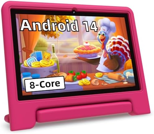 Amazon.com : 2025 Upgraded Android 14 Tablet, 10inch Kids Tablet , Octa ...