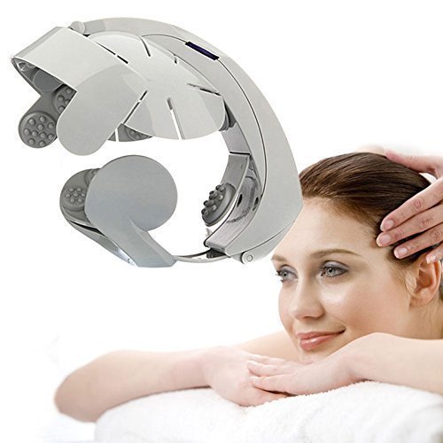 MBUYS MALL Electric head massager helmet, brain relaxing, acupuncture ...