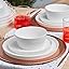Amazon.com: Karaca Salvare 18-Piece Bone China Dinnerware Set for 6 ...