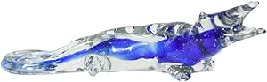 Amazon.com: Artisanal Recycled Glass Aligator Ornament Handblown by HDE ...