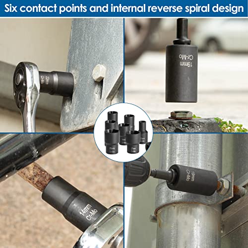 THINKPRO 13 PCS Bolt Nut Extractor Set, 1/2-Inch Drive Lug Nut Remover ...
