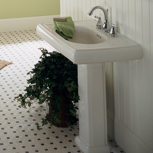 American Standard 734700-400.020 Heritage Pedestal Sink Leg, White ...
