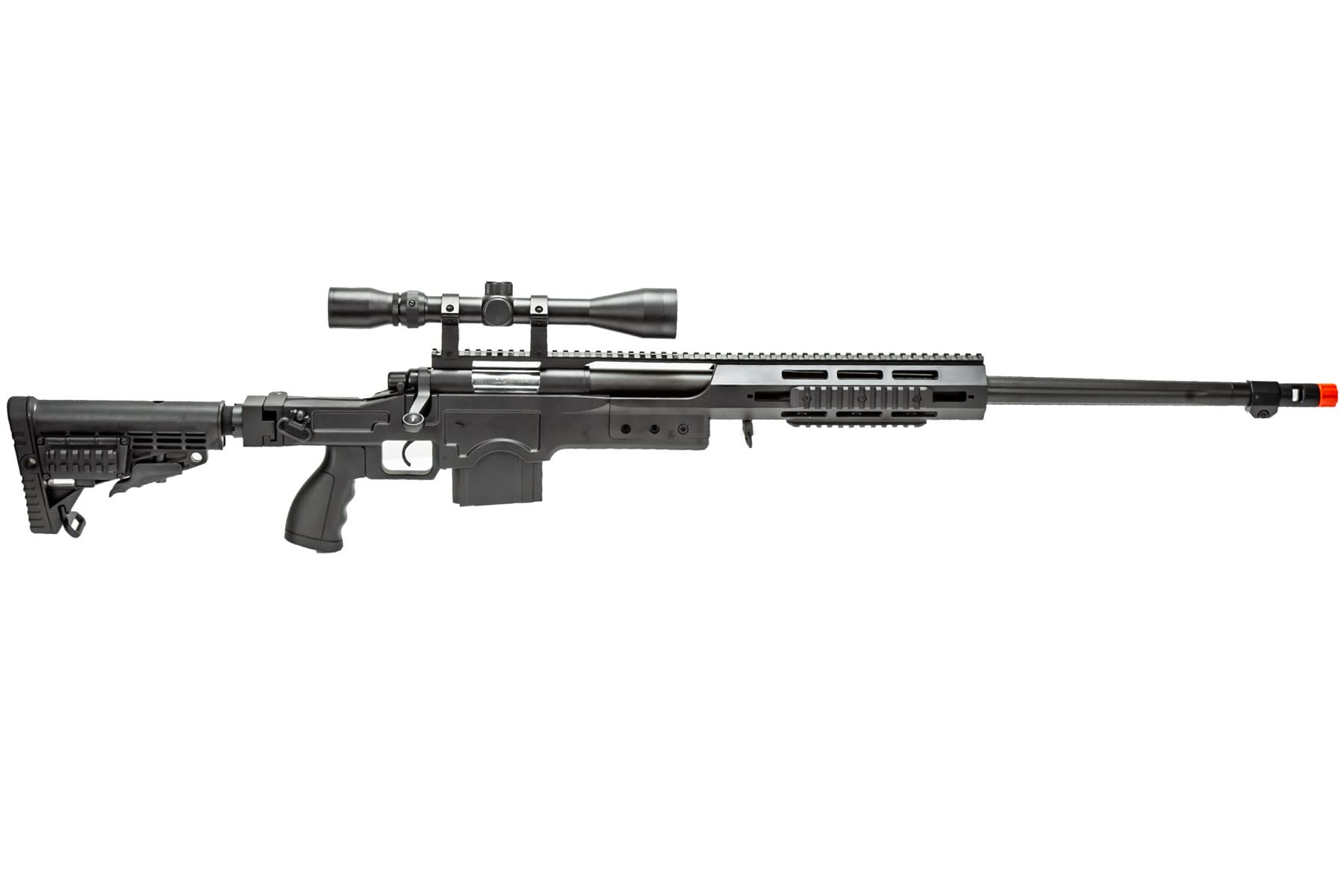 Buy 460 FPS Full Metal Steel Bolt Airsoft Sniper w/ 3-9x40 Airsoft ...