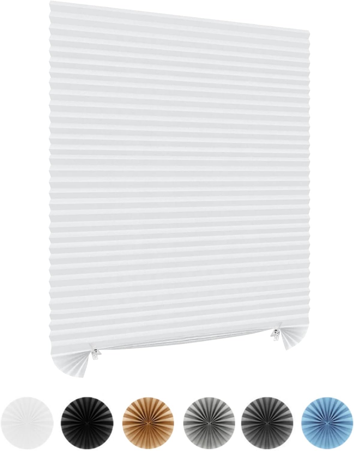 Amazon.com: LazBlinds No Tools No Drill 1" Vinyl Mini Blinds, Cordless ...