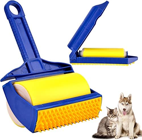 Schticky 2 Piece Lint Roller Set - Reusable & Washable Lint Roller ...