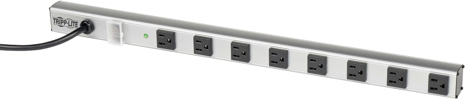 Amazon.com: Tripp Lite 8 Outlet Power Strip with Surge Suppression, 6ft ...
