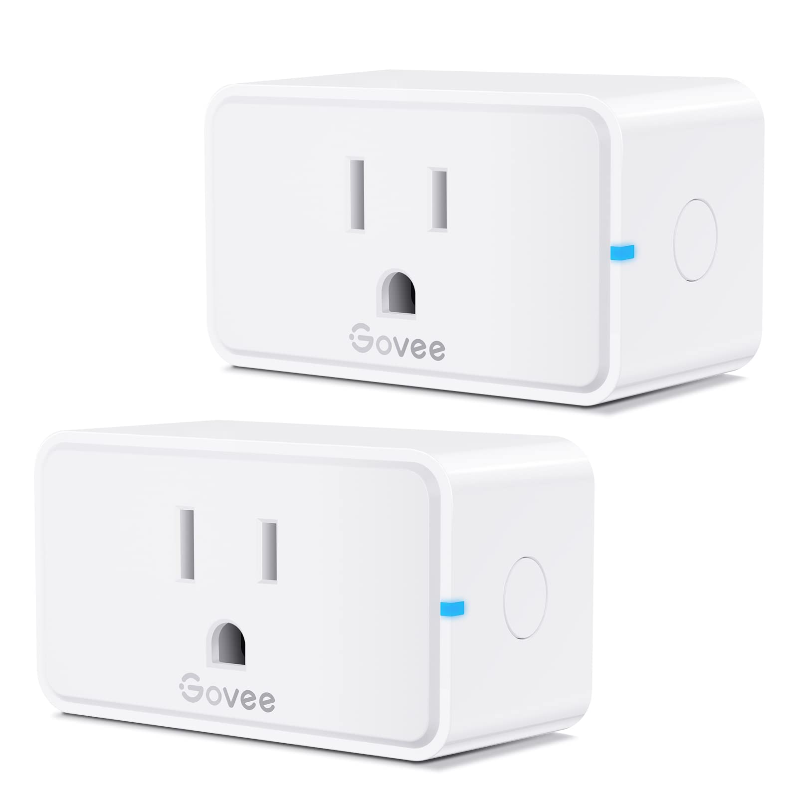 Snapklik.com : Govee Smart Plug 15A, WiFi Bluetooth Outlets 2 Pack Work