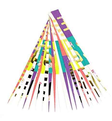 Amazon.com: Paper Strips with Foil Laminate 1/2" or 1" Triangle Shaped ...