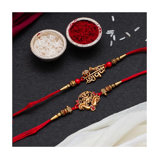 CraftVatika Rakhi Set of 2 for Brother Hanuman Ji Rakhi for Kids Bhaiya ...