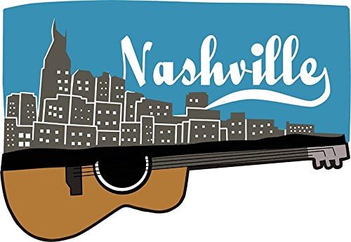 Amazon.com: MAGNET Nashville Magnet Decal Fridge Metal Magnet Window ...