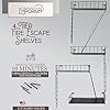 Amazon.com: Creekview Home Emporium Mini Fire Escape Shelf 4 Tier ...