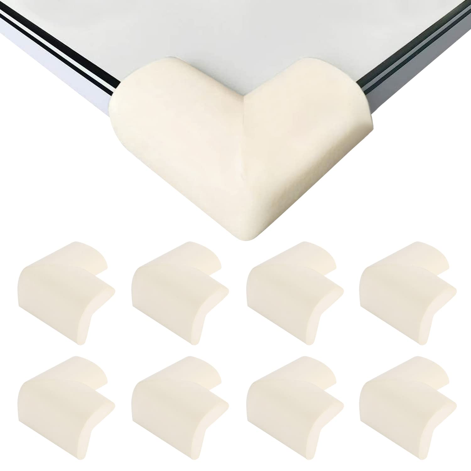 8 Pcs Safety Corner Protectors, Soft Corner Protectors for Kids Thick ...