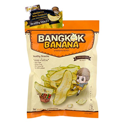 Amazon.com: BANKOK Banana Chips Bar B Q Dried Fruit Snack 60g x 3 PACKS ...