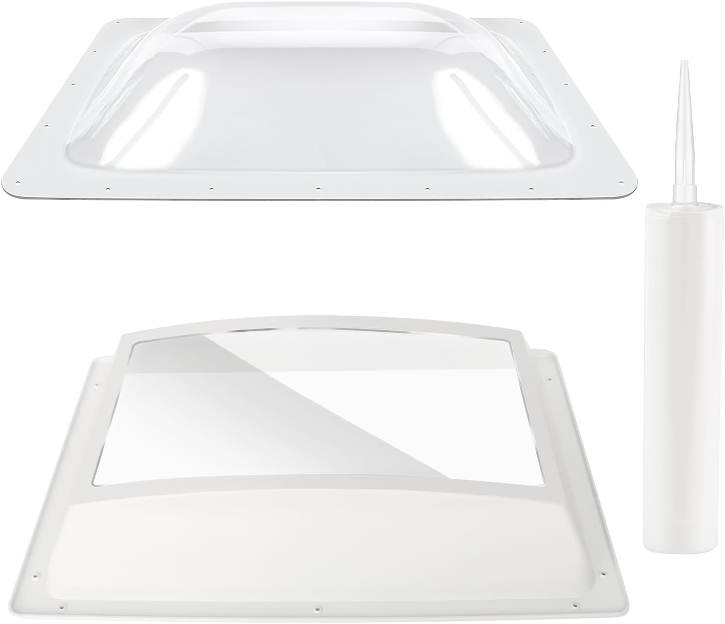 Amazon.com: ToughGrade 14" x 14" RV/Camper Dome Skylights | Acrylic ...