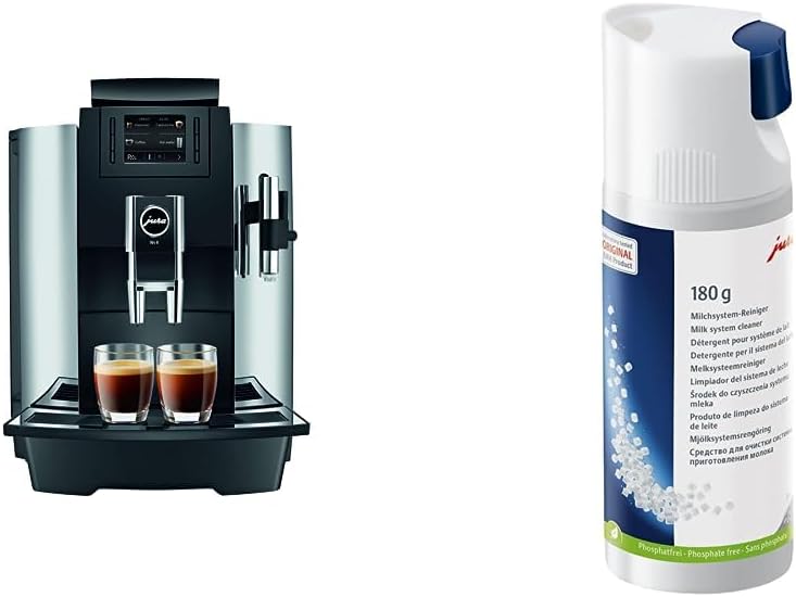 Amazon.com: Jura 15145 Automatic Coffee Machine WE8, Chrome, 101 oz and Jura Milk System Cleaner ...