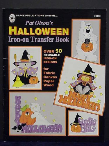 Pat Olson's Halloween Iron-on Transfer Book Over 50 Reusable Iron-on ...