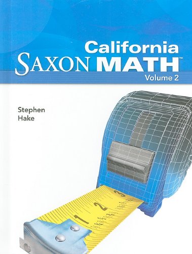 Amazon.com: Saxon Math Intermediate 5: Student Edition Vol. 2 2008: ...