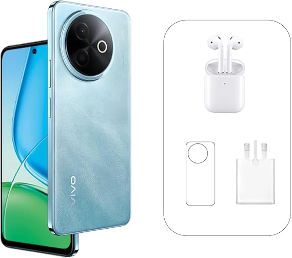 vivo Y39 5G (Ocean Blue, 8+8GB RAM, 256GB) 6500mAh, 44W charger | 120 Hz | Snapdragon 4 Gen 2 ...