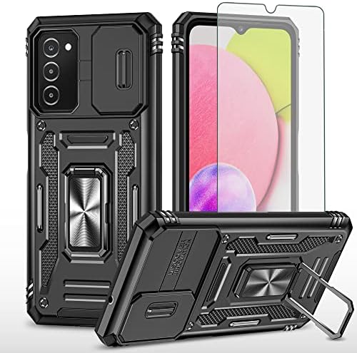 Amazon.com: Asuwish Phone Case for Samsung Galaxy A03s US Version 5G 2022 with Screen Protector ...