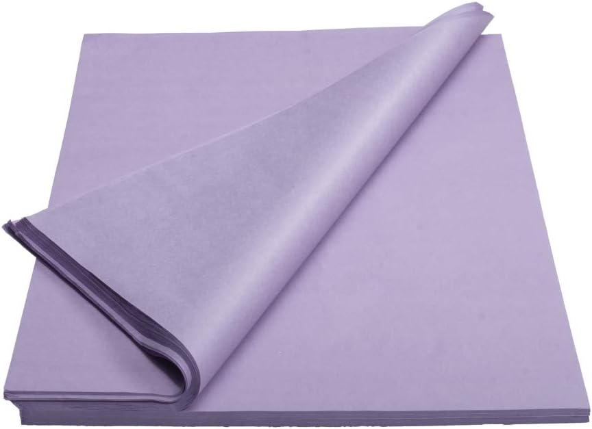 Amazon.com: Crown 480 Sheets Bulk Pack Lavender Tissue Paper Gift Wrap ...
