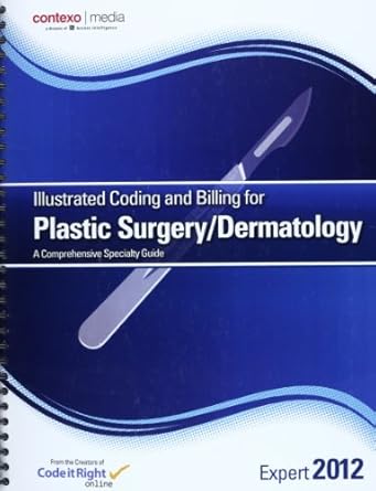 Illustrated Coding and Billing for Plastic Surgery/Dermatology 2012: A ...