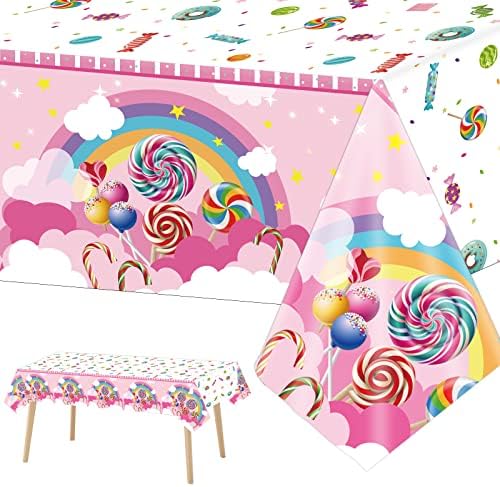 Amazon.com: Tatuo 3 Pcs Candyland Party Decorations Candyland ...