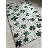 Amazon.com: Generic Clover Irish Rug, Happy St Patrick's Day Rug, Irish ...