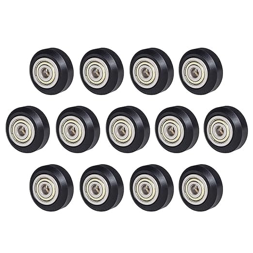 3D Printer Rollers v Slot POM Pulley/Clear Ender 3 Bed Wheels 625zz for ...