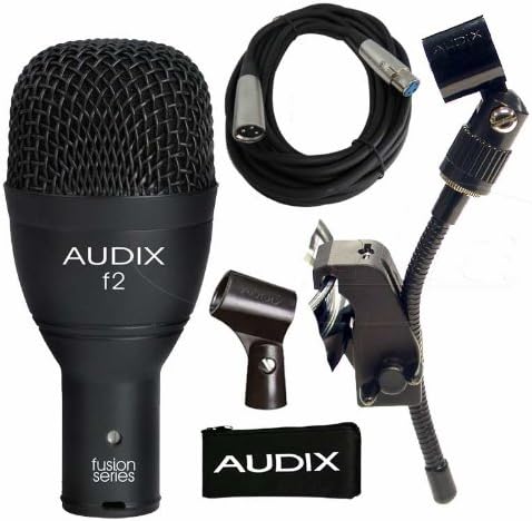 Amazon.com: Audix F2 Dynamic Tom Microphone Drum Mic With Audix DVice ...