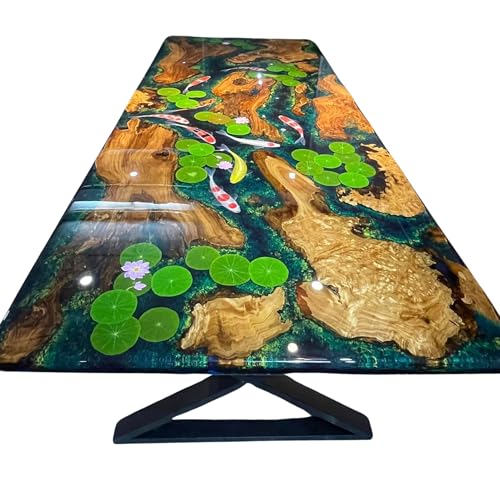 Amazon.com: Japan Table KOi Resin, Living Room Table Resin, Table ...