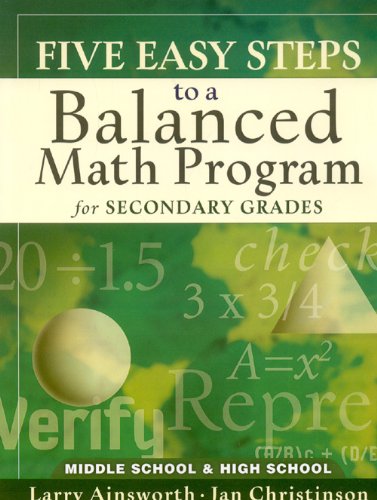 Amazon.com: Five Easy Steps to a Balanced Math Program for Secondary ...