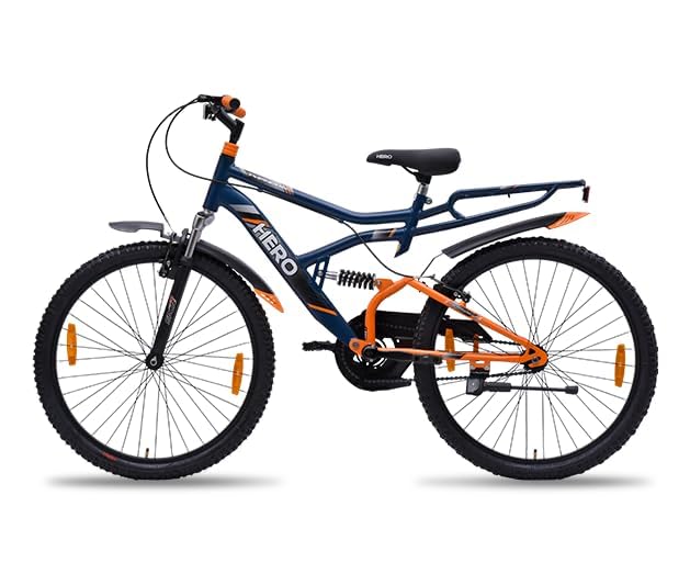 Buy Hero Typhoon 24T Double Suspension Single Speed Bicycle for 9 ...