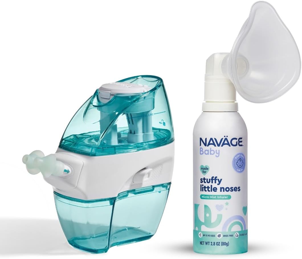 Amazon.com: Navage Starter Kit with 30 SaltPods and Baby Mist Bundle ...