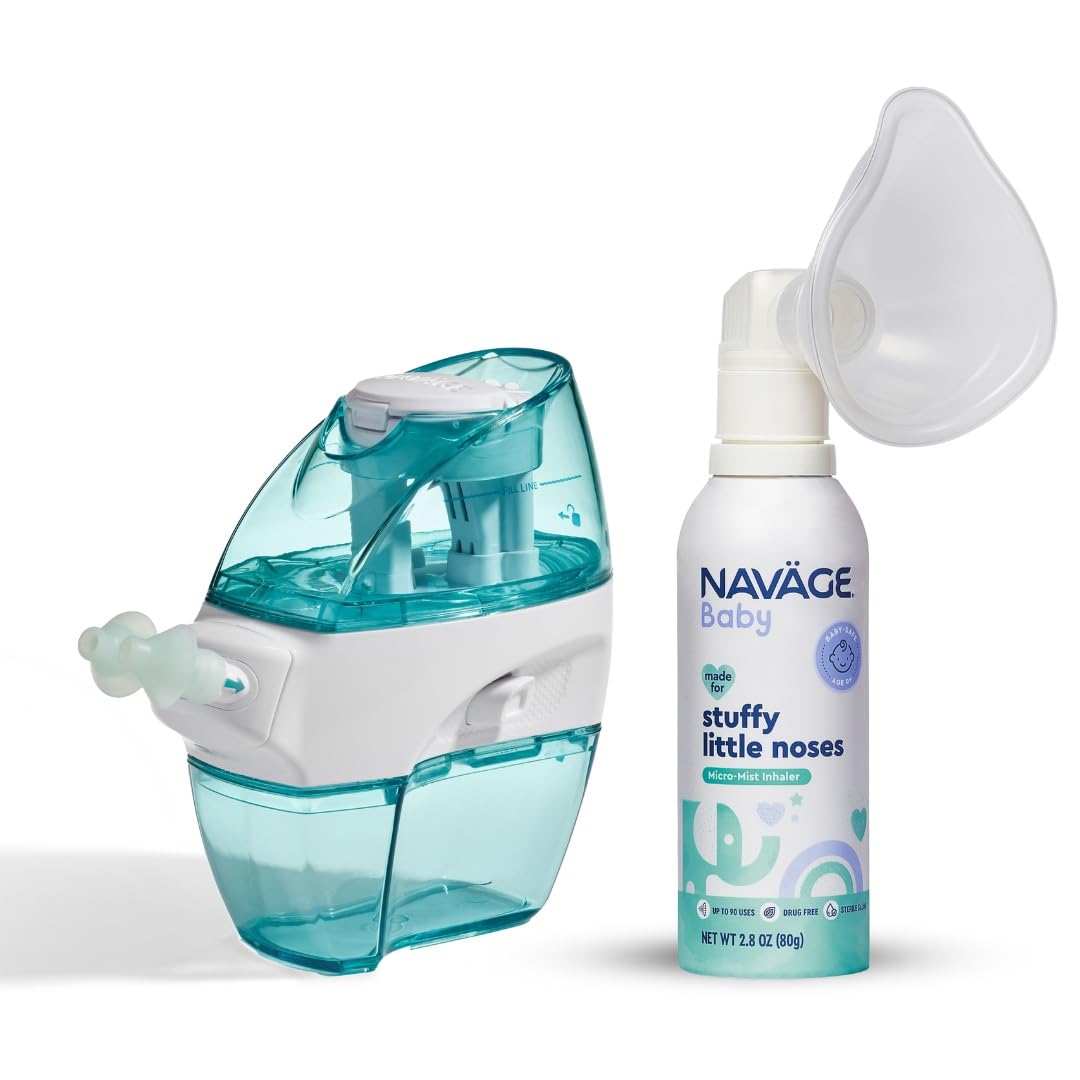 Amazon.com: Navage Starter Kit with 30 SaltPods and Baby Mist Bundle ...