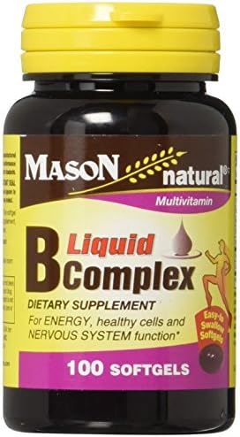 Amazon.com: Mason Vitamins B Complex Multivitamin Softgel, 100-Count Bottles : Health & Household