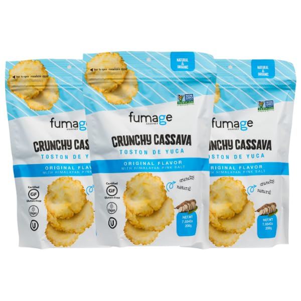 Amazon.com: 3-Pack of FUMAGE Crunchy Cassava Chips: Seasoned with ...