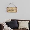 Amazon.com: SENJIAN Rustic Train Station Wood Decor Sign, Retro Welcome ...