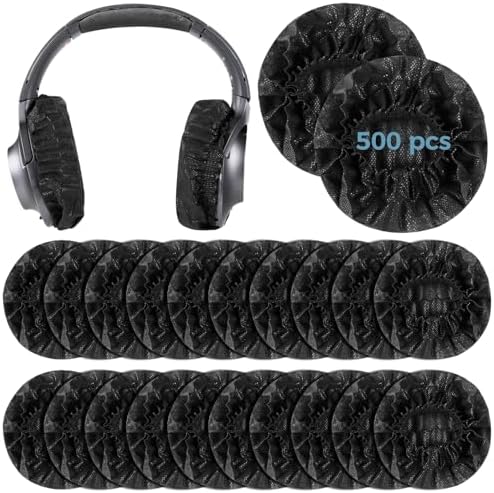Amazon.com: 500 Pcs Disposable Headphone Covers, Sanitary Non-Woven ...