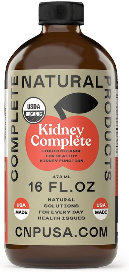 Amazon.com: Complete Natural Products Kidney Complete - 16oz Glass ...